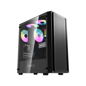 GABINETE ZER01 GAMING POLLUX 4FAN FIXED RGB - GAMERS POINT