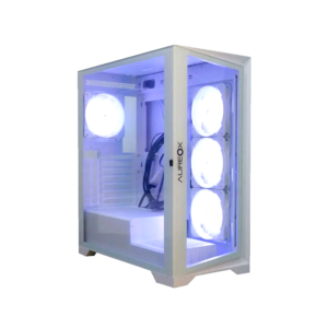 Gabinete AUREOX PHOBOS ARX420G C/VEN BLANCO ATX - GAMERS POINT