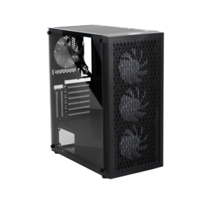 Gabinete MERX CK-100 GAMER BK COBRA KING ATX +4fan – GAMERS POINT